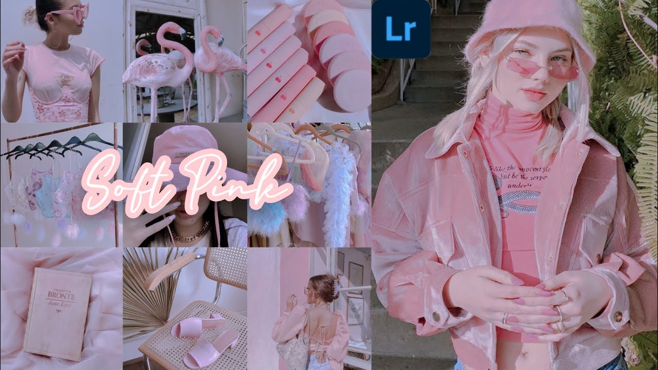 SOFT PINK PRESET Tutorial 🌙 | Lightroom Mobile FREE DNG ...