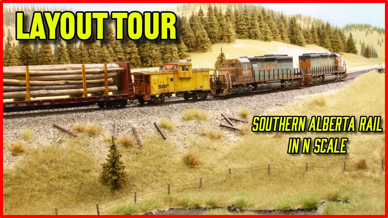 STUNNING N Scale Model Railroad | Grant Eastman’s Southern Alberta Rail ...