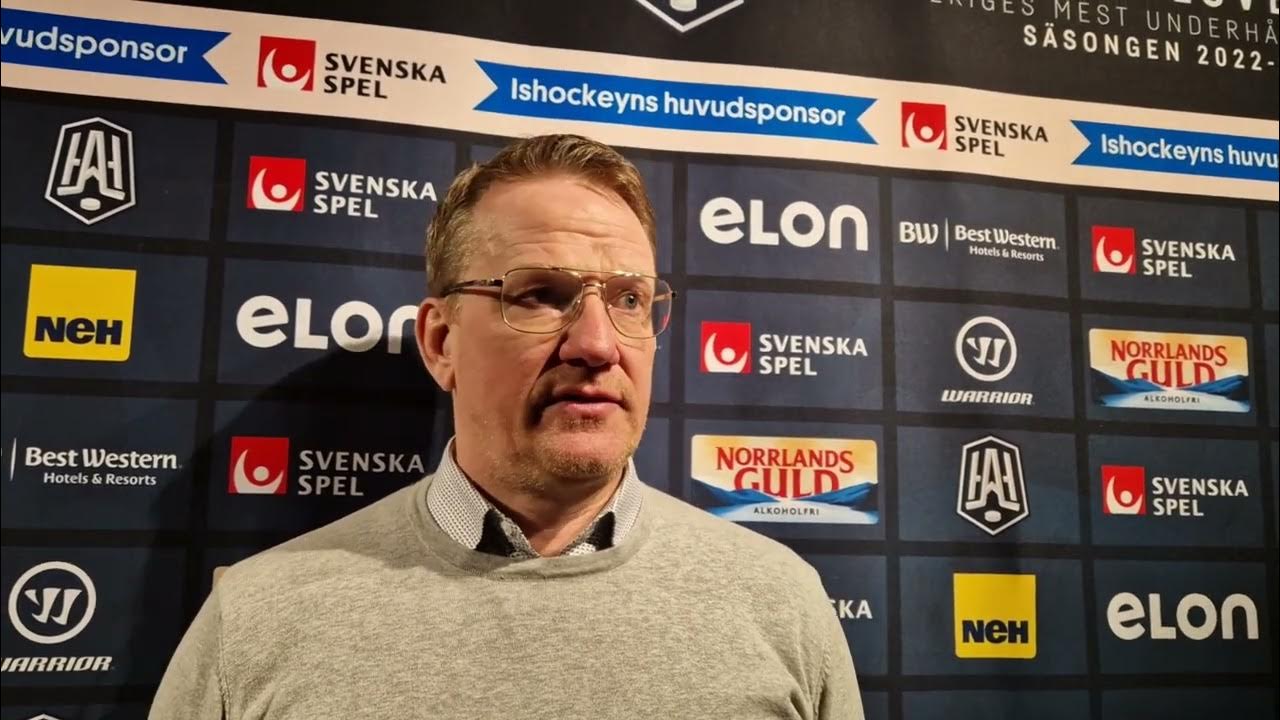 230310 Intervju med Magnus Bogren efter matchen mot Björklöven - YouTube