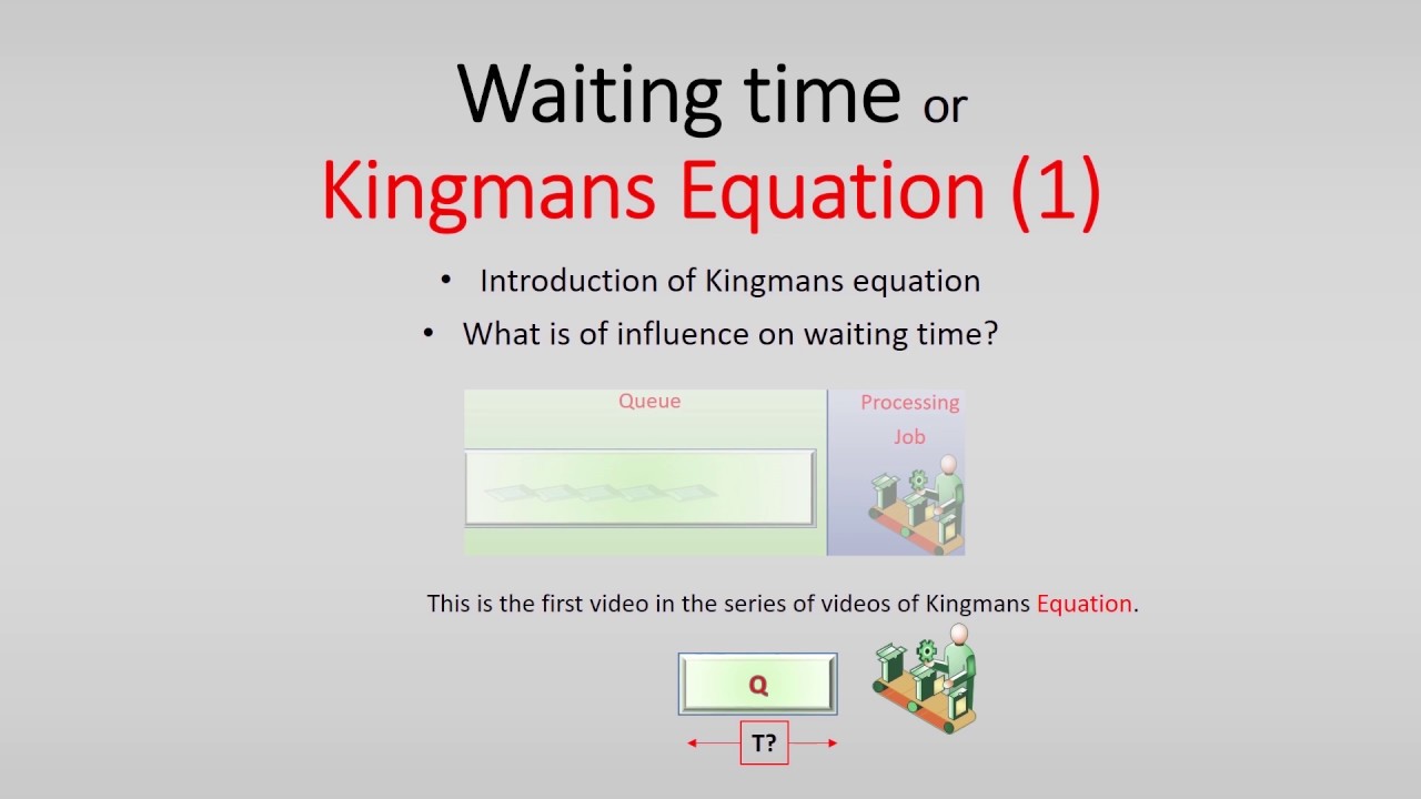 Kingman’s Equation: Introduction - YouTube
