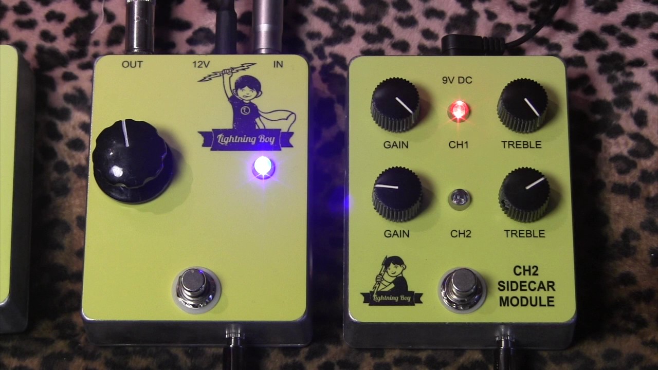 Lightning Boy Audio LB II High Voltage Tube Overdrive with CH2 Sidecar ...