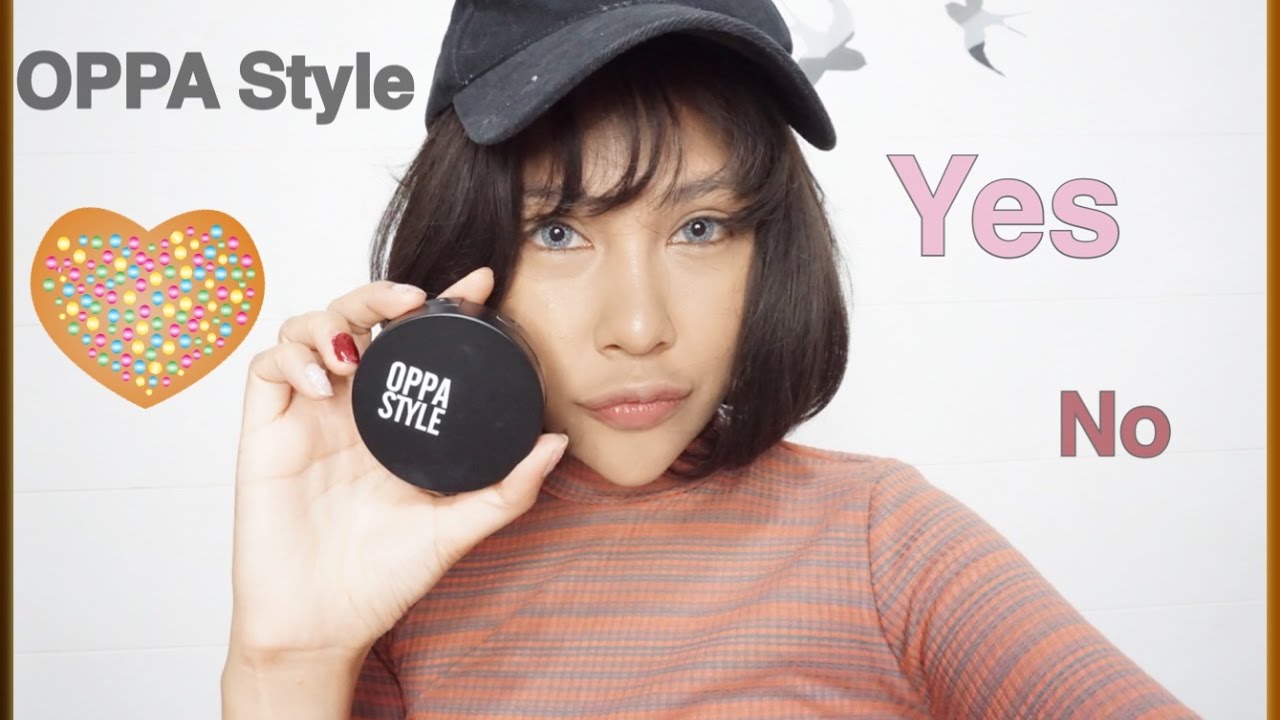 ลองของ : oppa style cushion / สำหรับชะนีผิวแทน/ป้องกันสิว - YouTube
