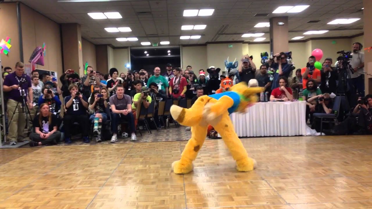 Biggest Little Fur Con 2014 Fursuit Dance Competition -02- Ruby - YouTube