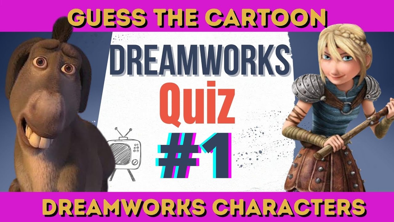 Guess The Dreamworks Character #1 | Cartoon Quiz | HARD - YouTube