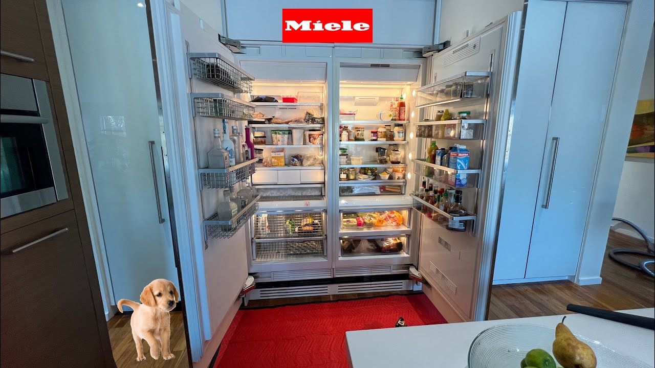 Miele fridge beeps and lights goes off by itself - YouTube
