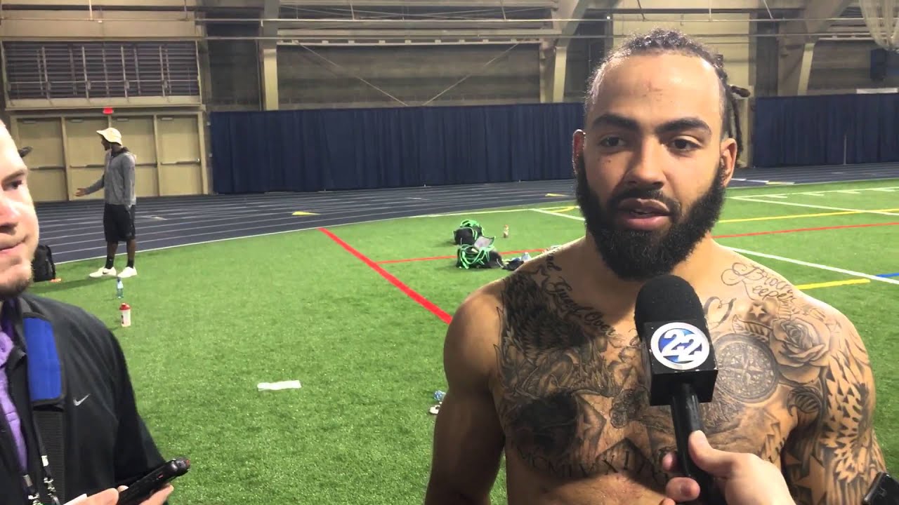 Notre Dame Pro Day: Matthias Farley - YouTube