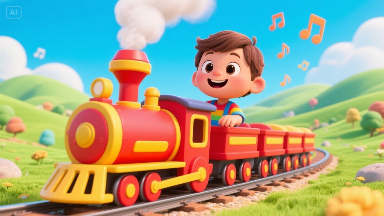 The Little Engine That Sings | Delightful Train Song for Kids | Catchy ...