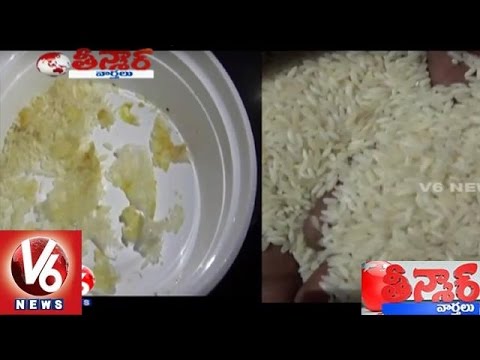 Plastic Rice In Sale With Real Rice in Hyderabad | Teenmaar News | V6 ...