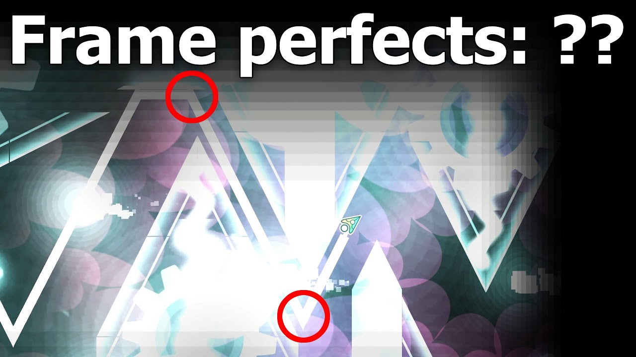 The Lightning Rod with Frame Perfects counter — Geometry Dash - YouTube