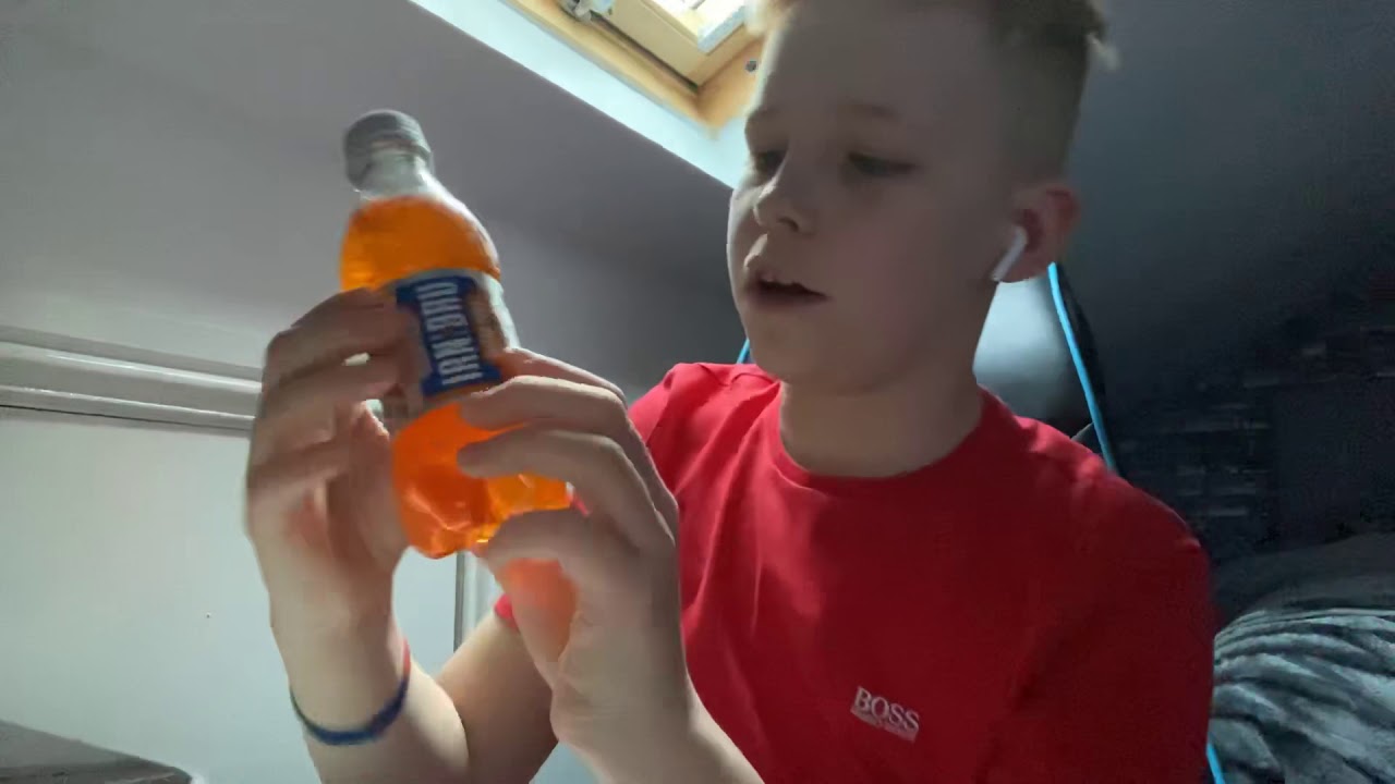Chugging My Irn Bru Sugar-Free (chugged the whole thing!) - YouTube