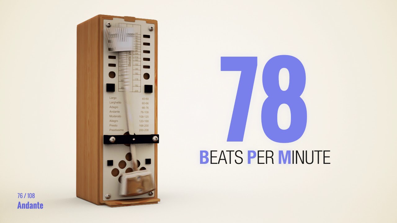 78 BPM Metronome - YouTube