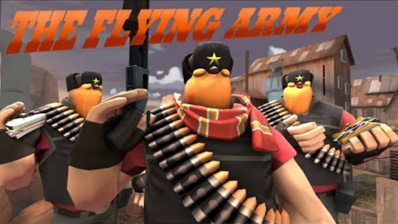 The Flying Heavy Army Exploit ( Heavy Pootis Bird Attack ) - YouTube