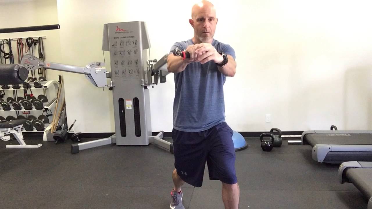 1-Arm Chest Press - YouTube