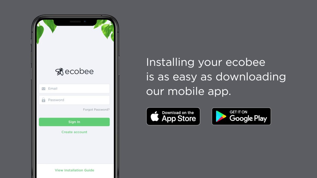 How to install the ecobee SmartThermostat with voice control - YouTube