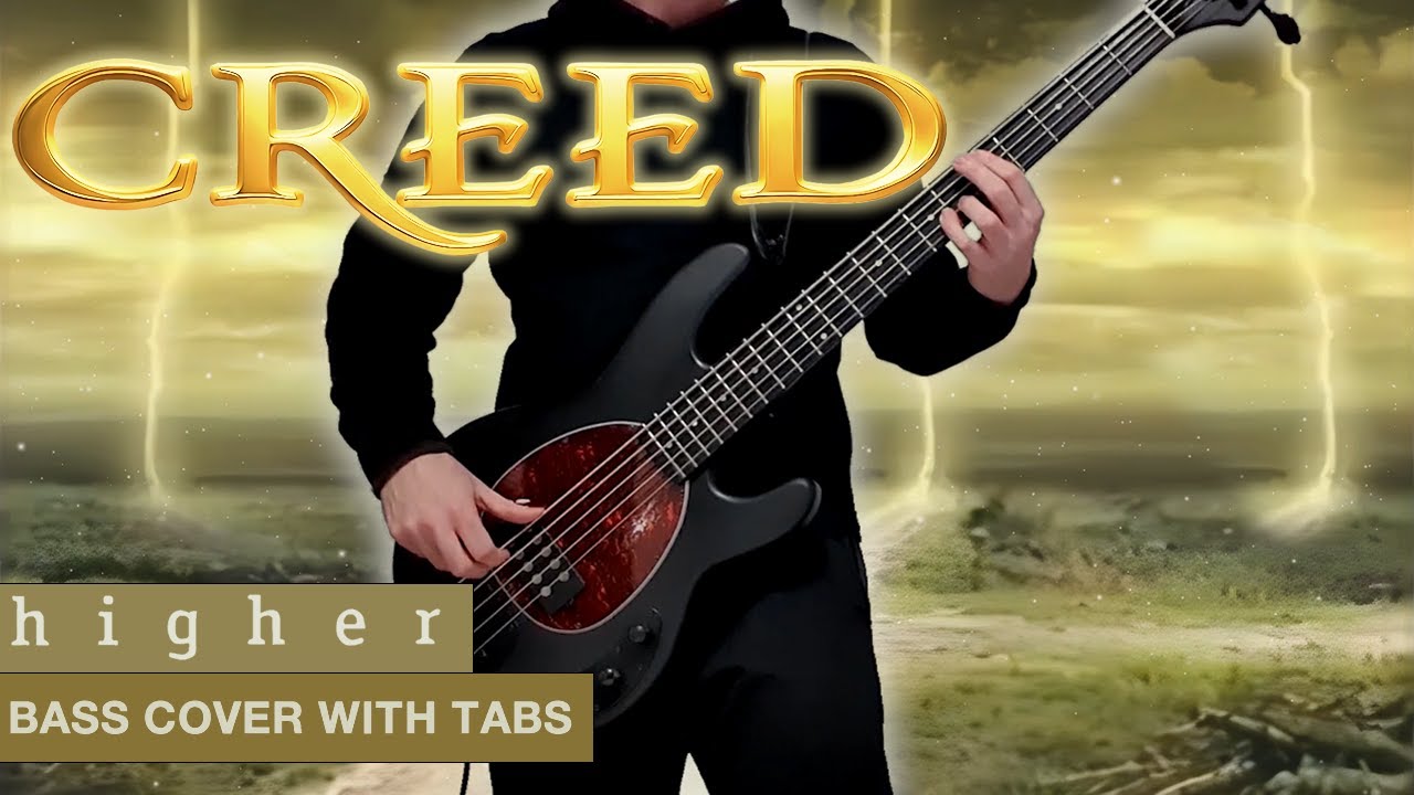 Creed - Higher - Bass Cover with Tabs #creed #bass - YouTube