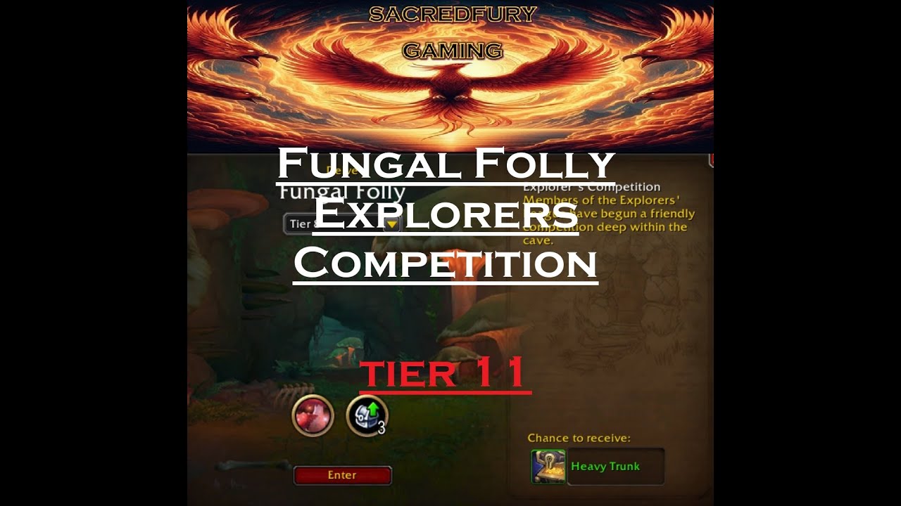 WoW War Within Fungal Folly Explorers competition tier 11 Retribution Paladin - YouTube