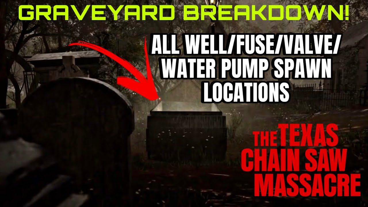 GRAVEYARD BREAKDOWN! All Well/Fuse/Valve/Water Pump Spawn Locations ...