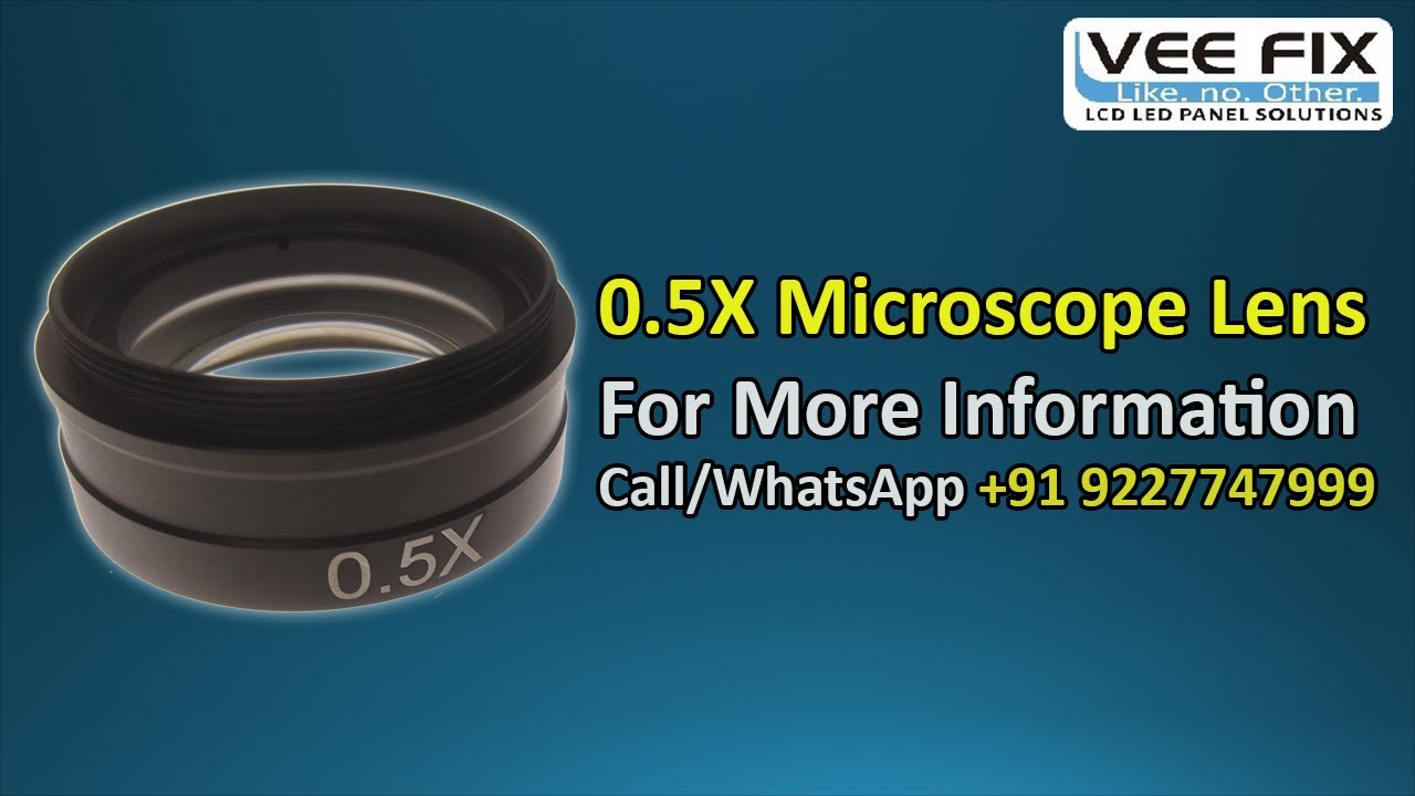 0.5 X Lens for Microscope | 0.5 X zoom Lens Microscope | Microscope ...