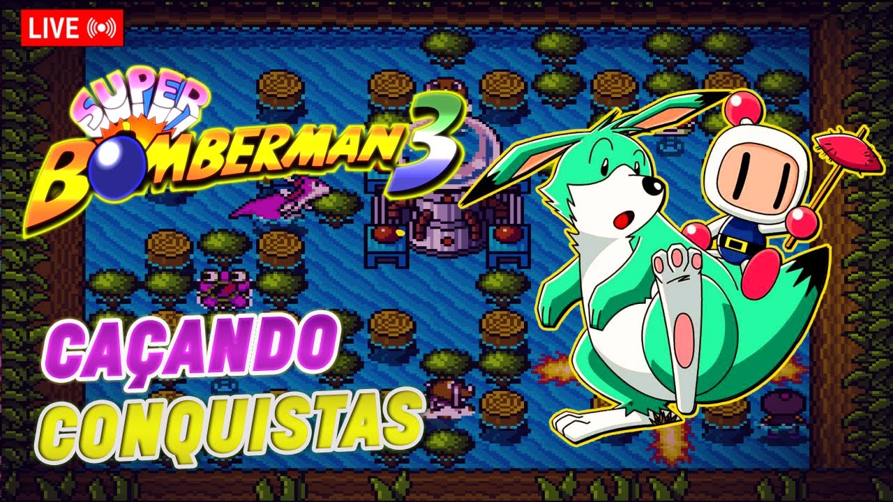 🖥️ PLATINANDO SUPER BOMBERMAN 3 (SNES) ZERAR E CONQUISTAS DO BATTLE MODE (17/31) - YouTube