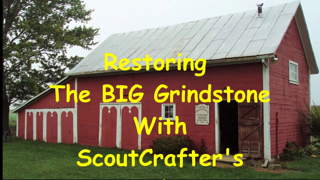 Restoring The BIG Grindstone Pt 1 - YouTube