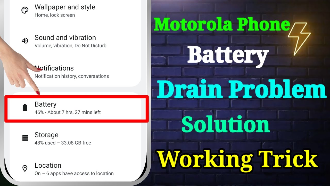 Motorola Battery Problem | Motorola Battery Drain Problem | Moto ...