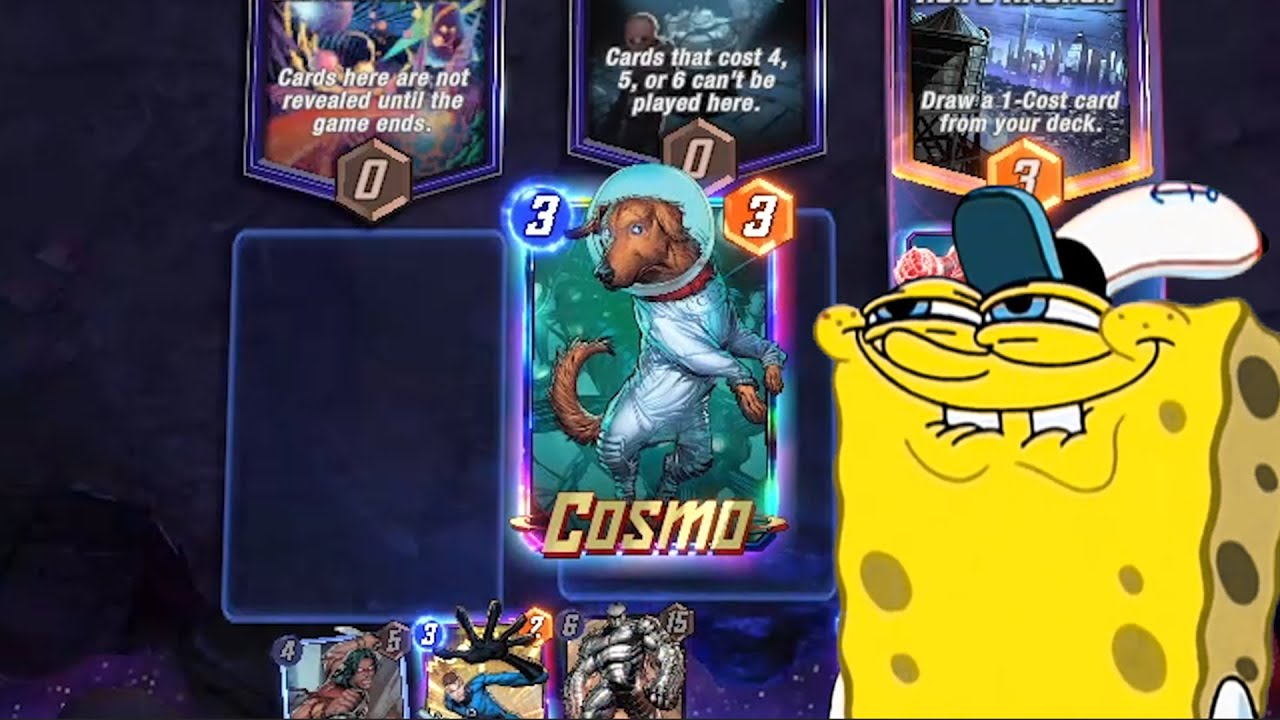 Cosmo surprise in Dark Dimension meme | Marvel Snap - YouTube