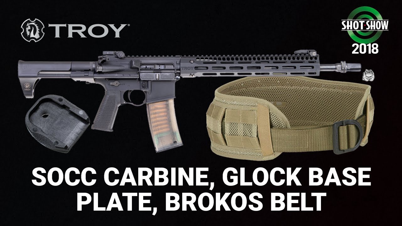Troy & Lead Faucet Tactical SOCC Carbine, Glock Base Plate, Brokos Belt ...