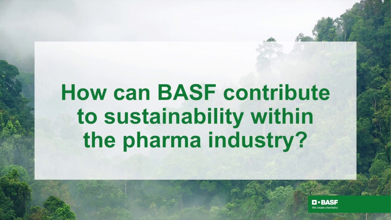 Sustainability @ BASF Pharma Solutions: Interview with Sebastian Form ...
