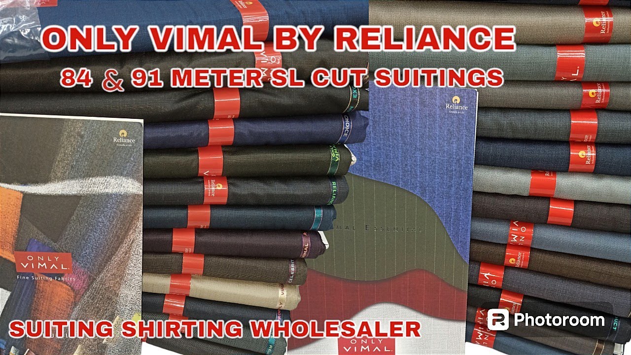ONLY VIMAL BY RELIANCE SL CUT SUITINGS | SUITING | SHIRTING | KURTA ...