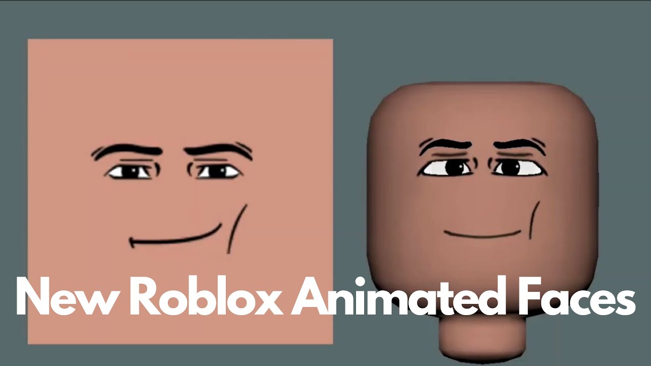 NEW TEASER FOR ANIMATED ROBLOX FACES... (Roblox) - YouTube