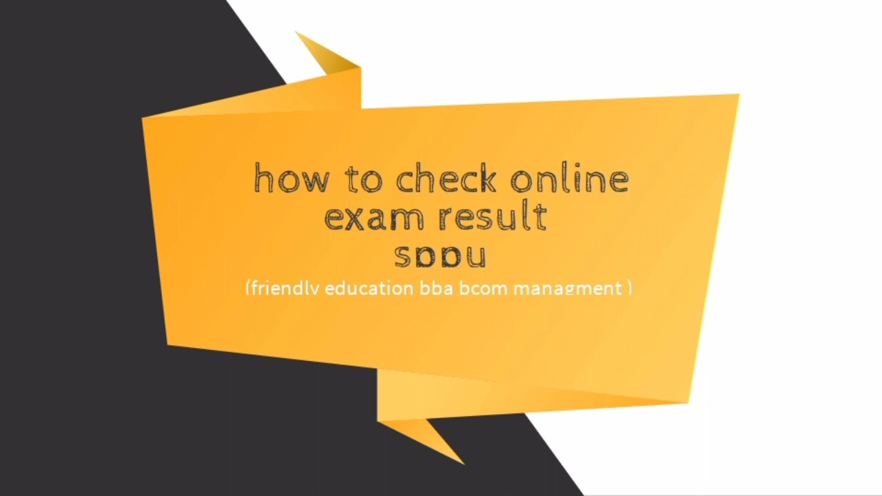 how to check online exam result - YouTube