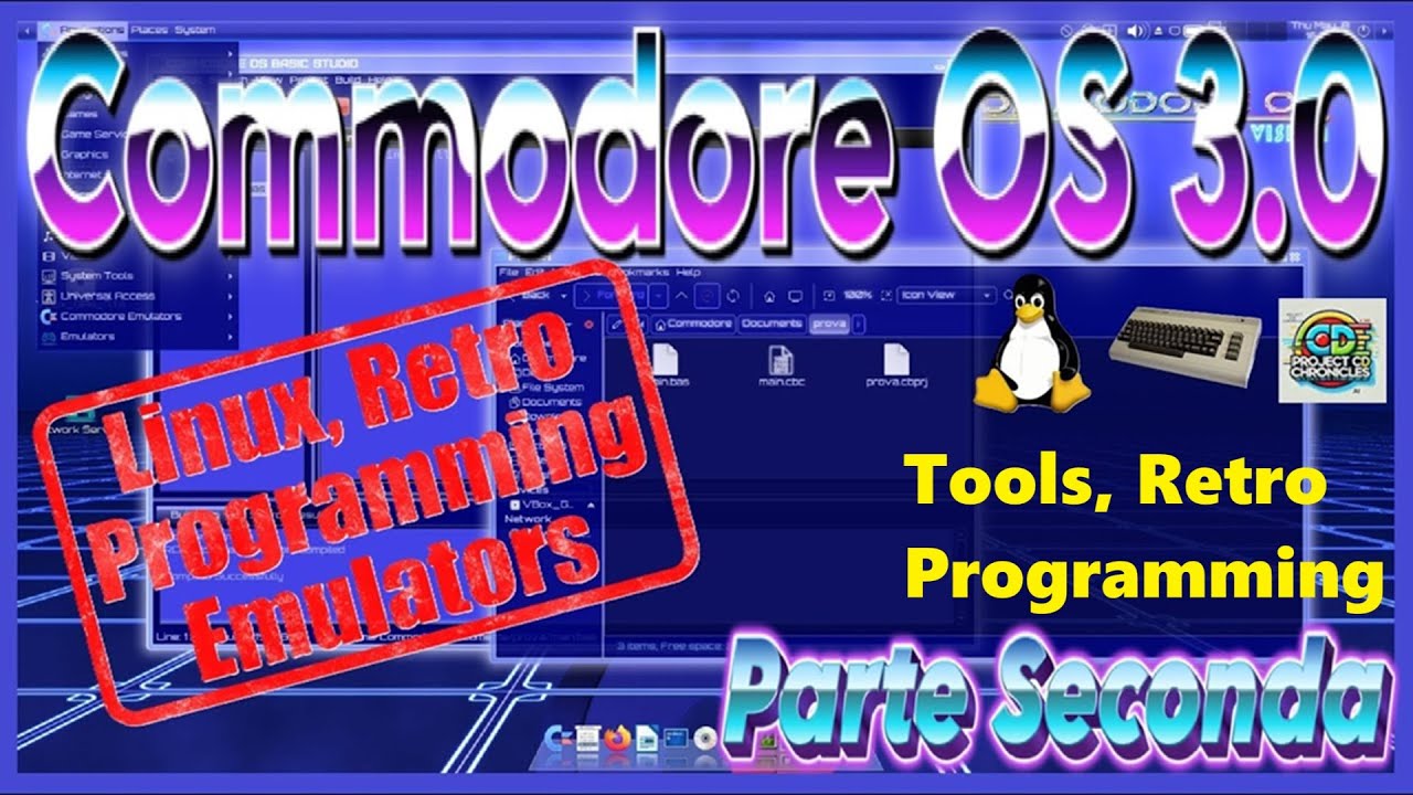 Linux 🔹Commodore🕹️ OS 3.0 : parte seconda, Tools 💻, Retro Programming ...