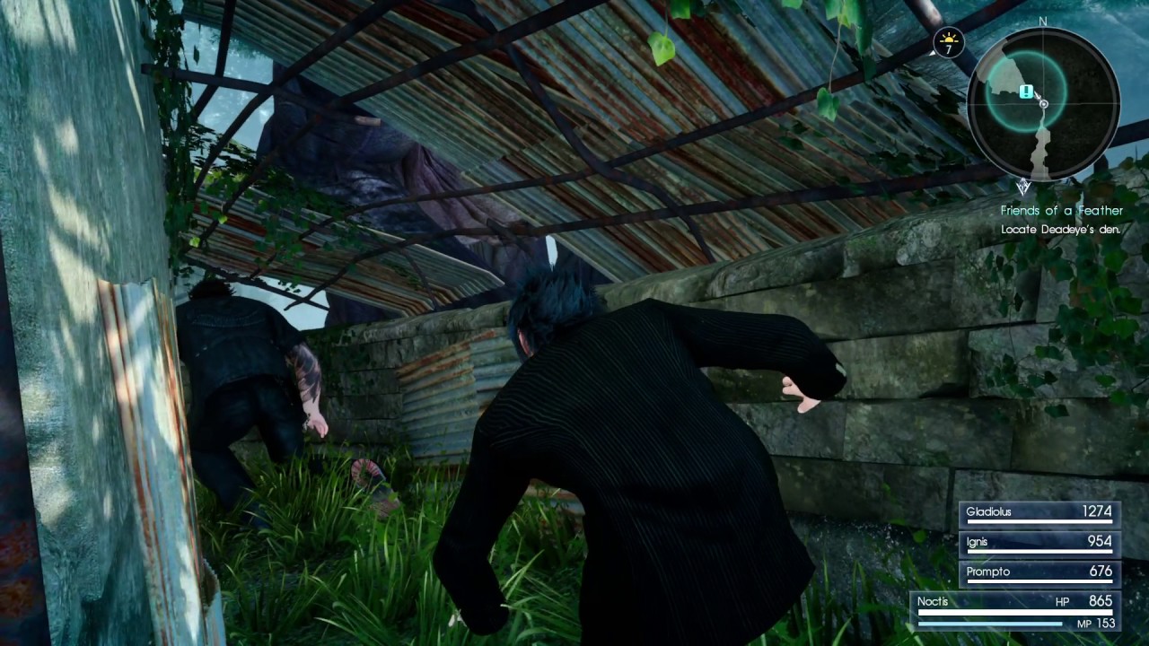 FINAL FANTASY XV Deadeye Behemoth intro - YouTube