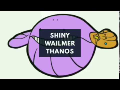 How To Draw Pokemon | Illustration Shiny Wailmer Thanos - YouTube