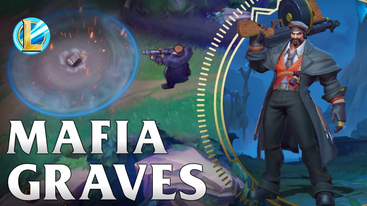 Mafia Graves Skin Spotlight - WILD RIFT - YouTube