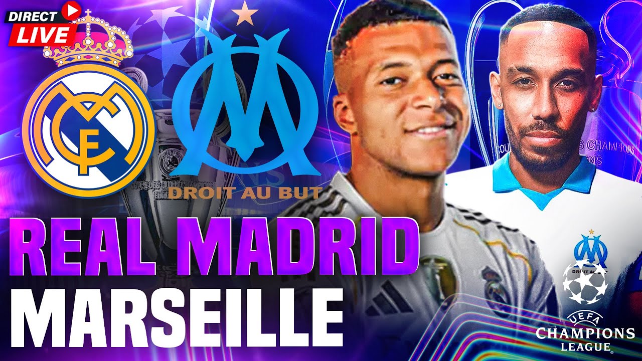 🔵⚪REAL MADRID - MARSEILLE 2-1 // Ligue des Champions // @ RAPH FOOTBALL ...