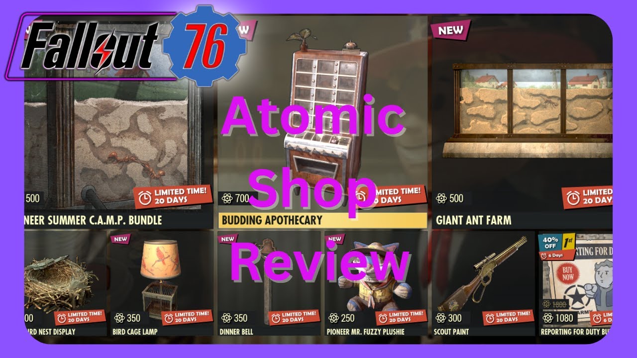 Time To Build Your Own Colony | Atomic Shop Review - YouTube