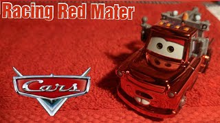 Mattel Disney Pixar Cars Diecast Racing Red Metallic Mater 2021 Racing ...