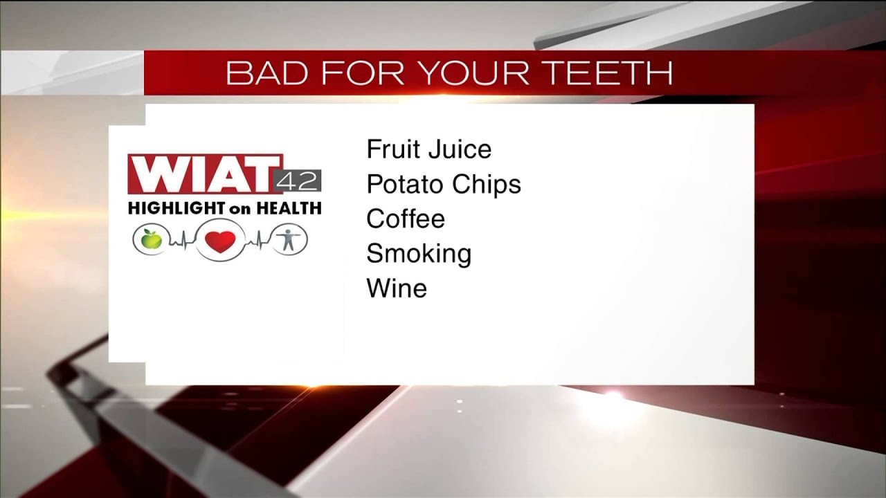 Dentist Dr. Trent Buchanan Discusses Diet on CBS42 - YouTube