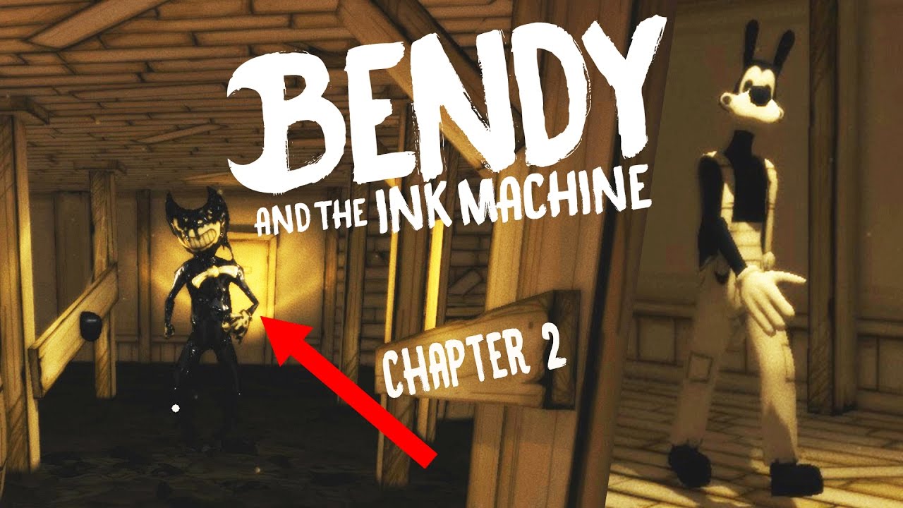 CREEPIEST GAME EVER! Who is THAT? (Bendy And the Ink Machine Chapter 2 ...
