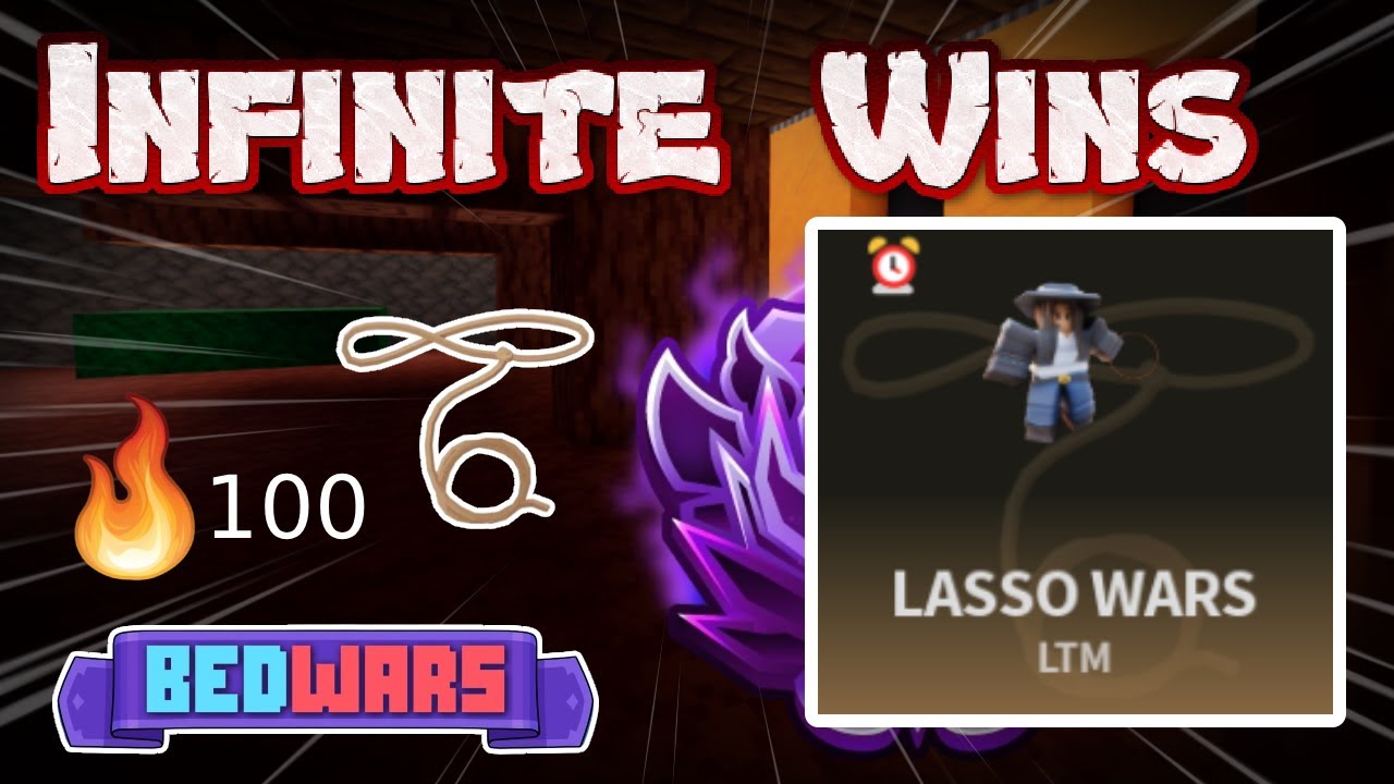 Lasso Wars Gives Infinite Winstreak | Roblox Bedwars - YouTube
