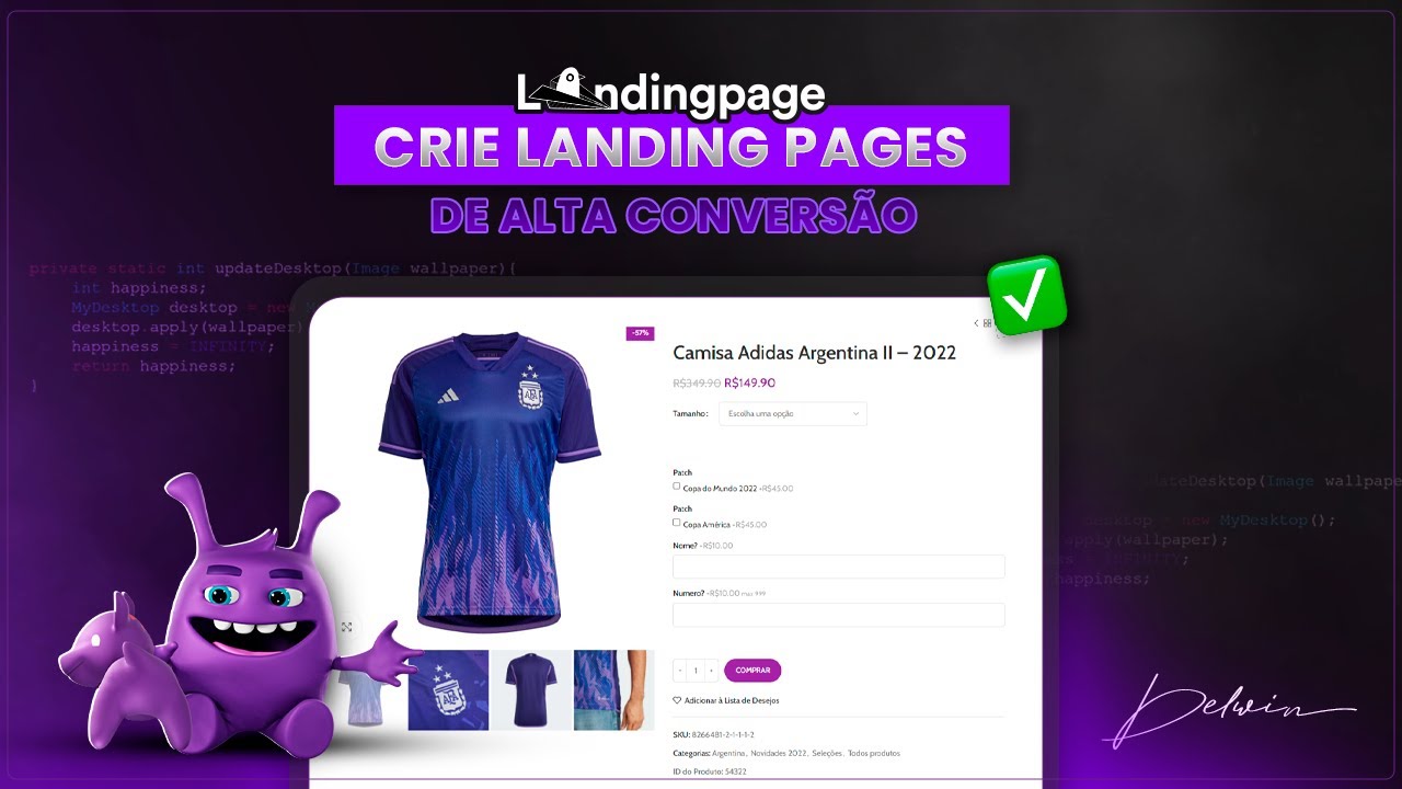 Criando uma LANDING PAGE para seu E-commerce rápido e fácil - YouTube