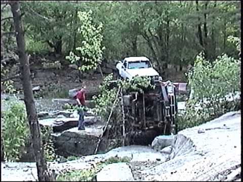 Mason NH quarry rollover recovery - YouTube