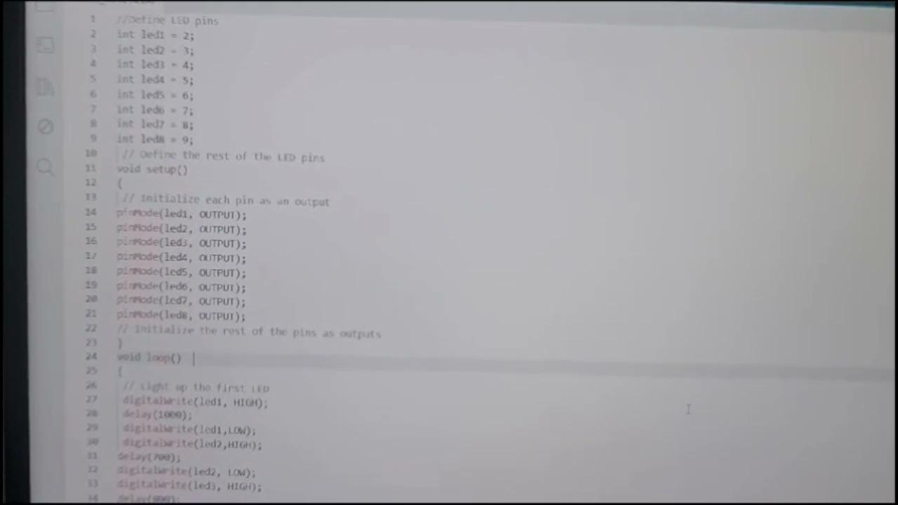 Task 3.2c-multi-led sequencer using arduino - YouTube