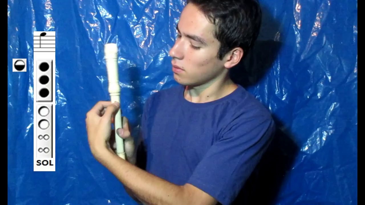 SOL Agudo Flauta Dulce - YouTube