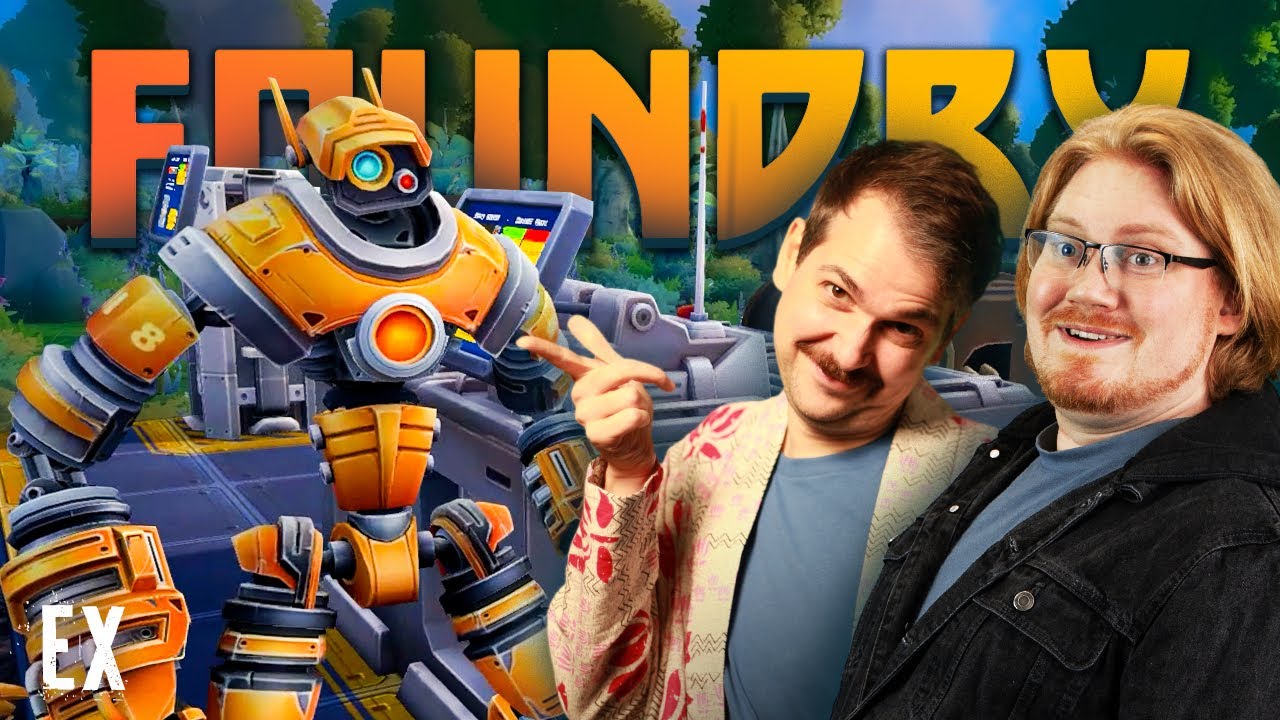 Minecraft Meets Satisfactory - FOUNDRY #1 EXTENDED - YouTube