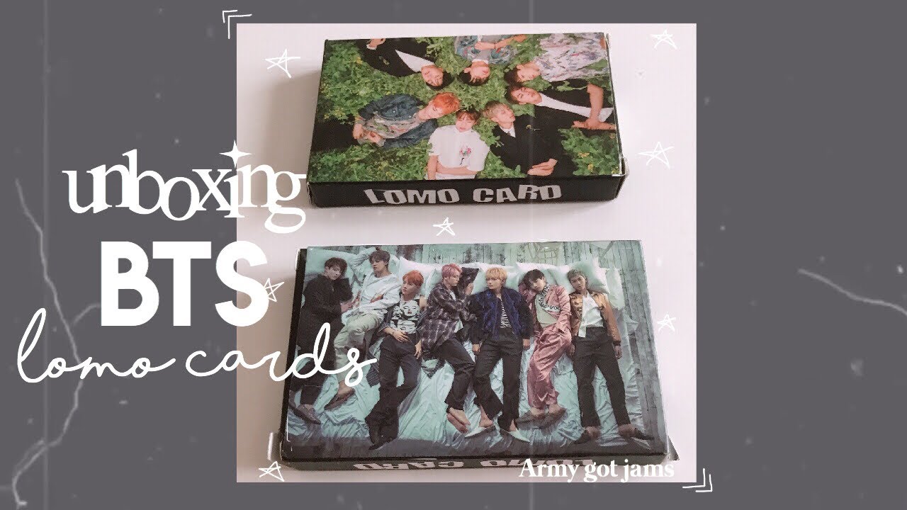 UNBOXING BTS Lomo Cards - YouTube