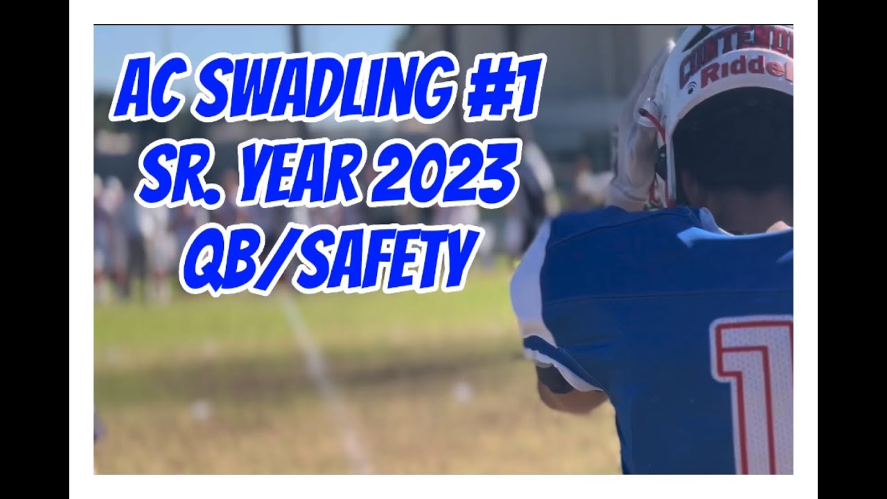 AC Swadling #1 Game 7 (Sr. Year) - YouTube