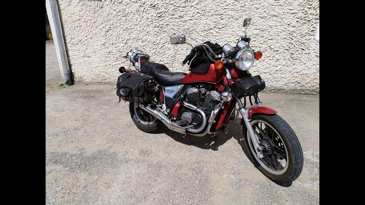 Honda VT 500 c Shadow 1983 after winter check - YouTube