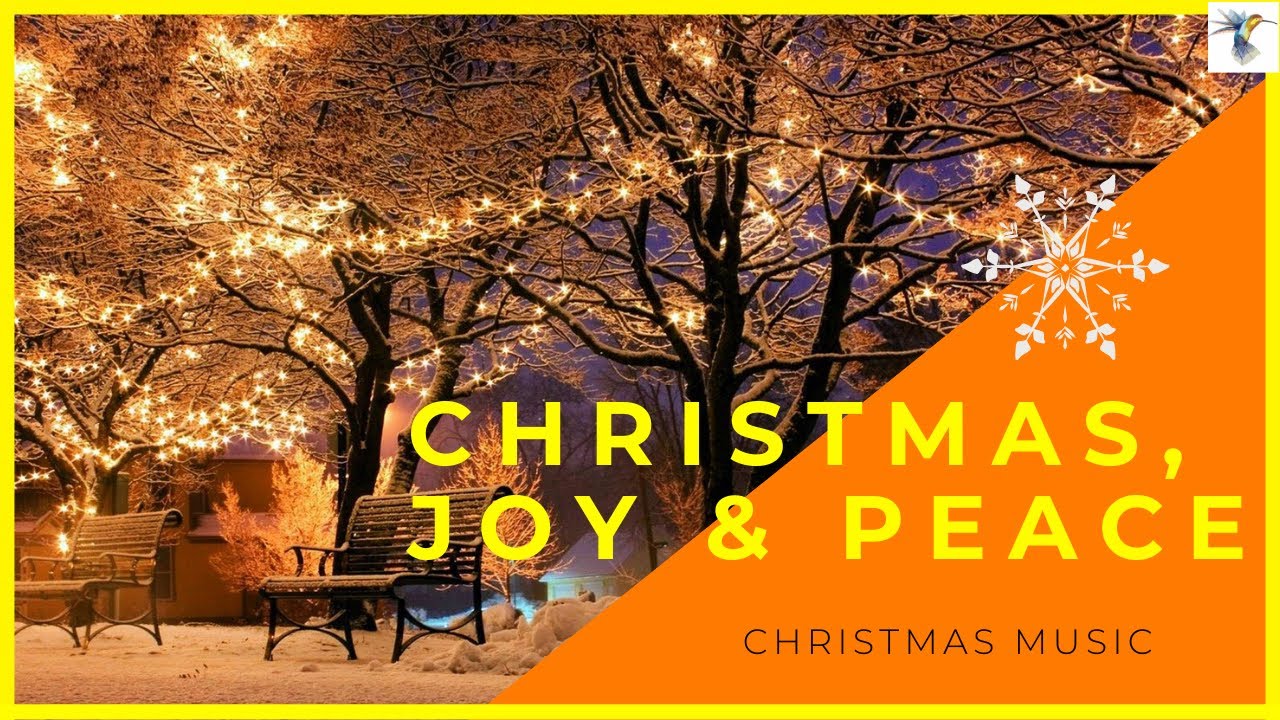 Christmas Music Fireplace Snow Falling l Background Music, Calm Cozy ...